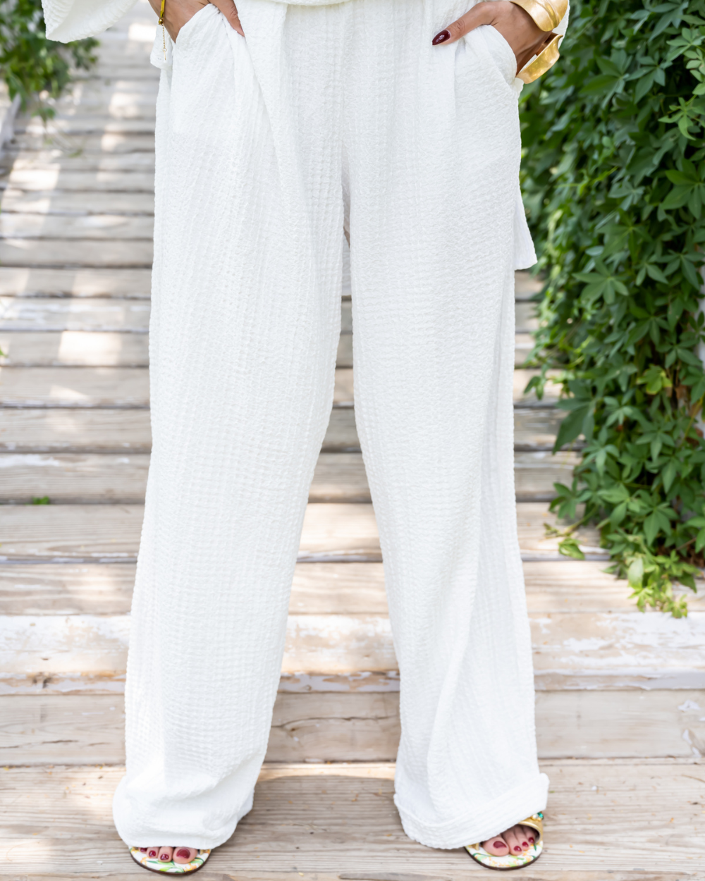 White Flowy Pants – Yeilda White Flowy Pants – Yeilda